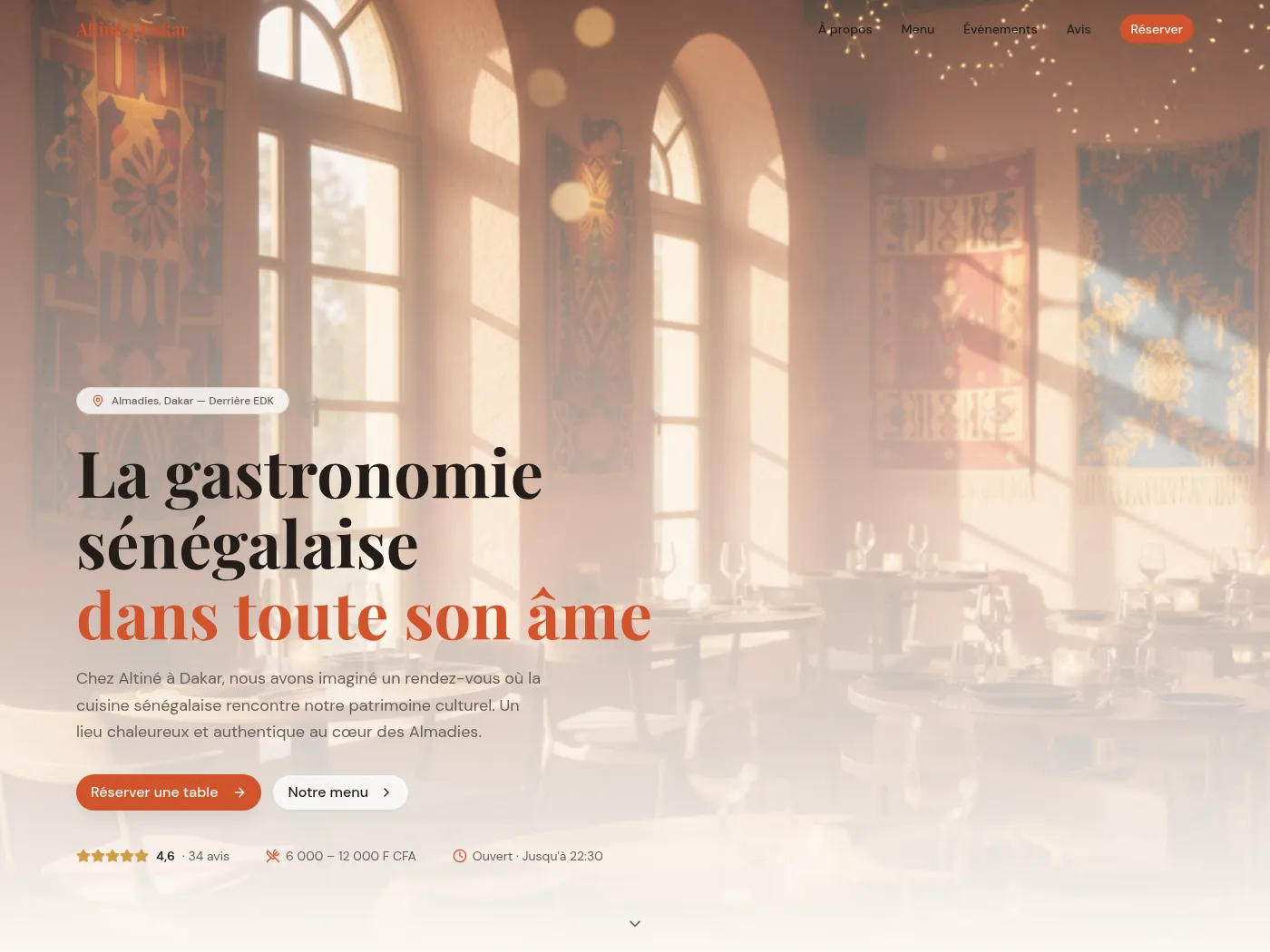 Altiné Dakar WebSite
