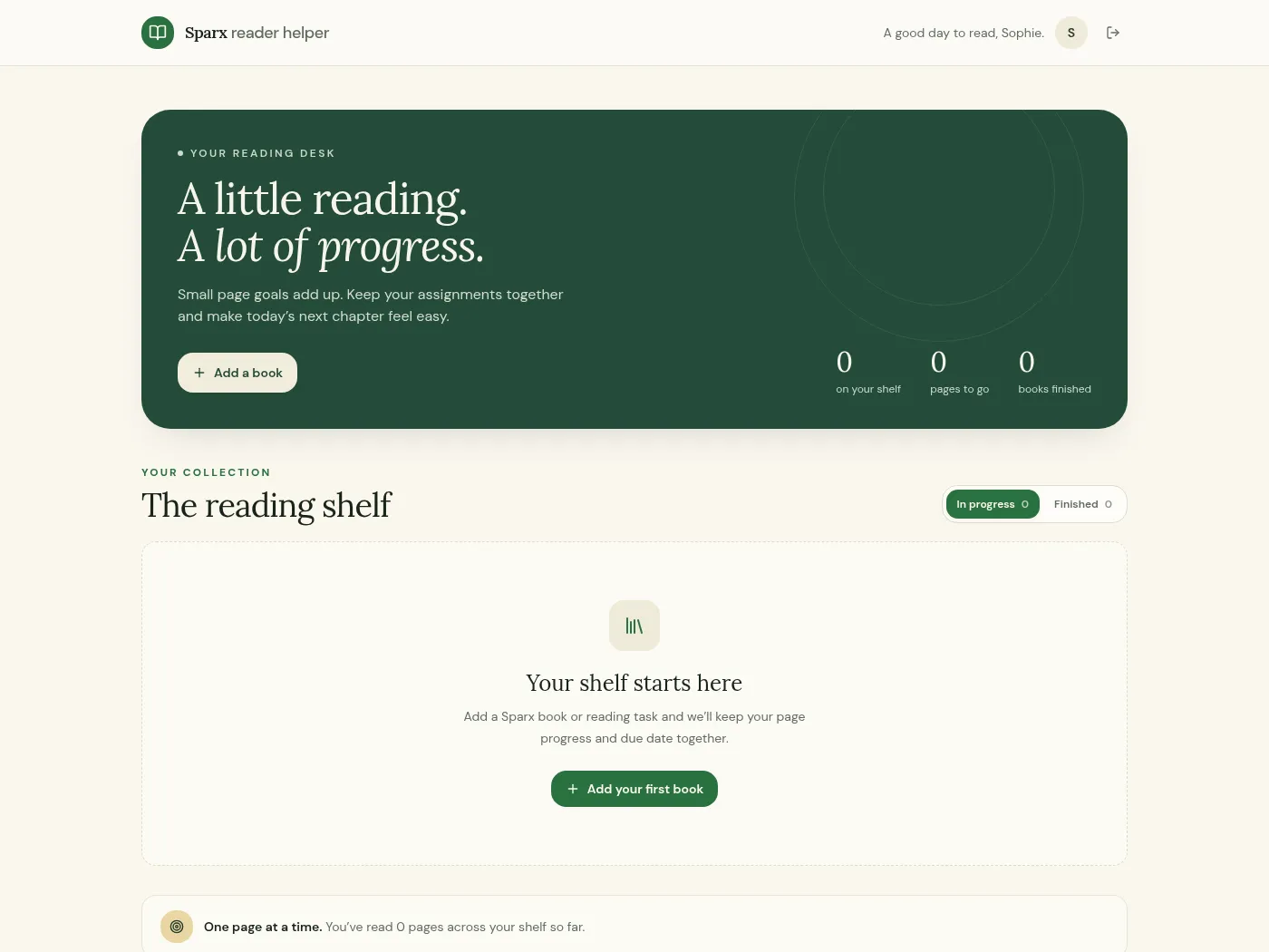 Sparx Reader Helper