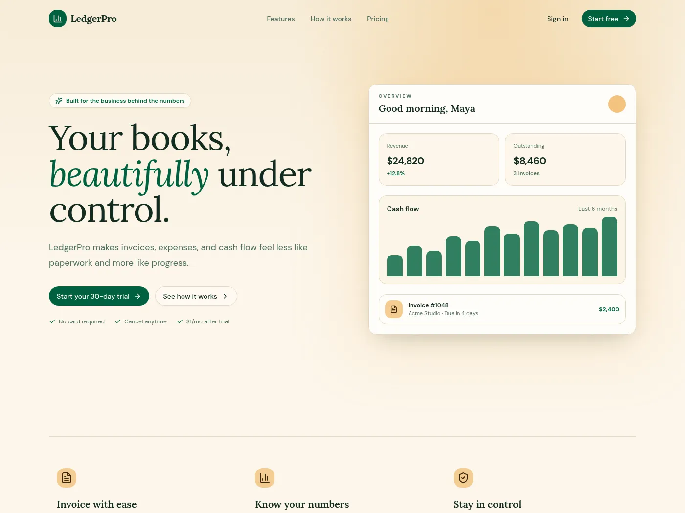 LedgerPro Accounting