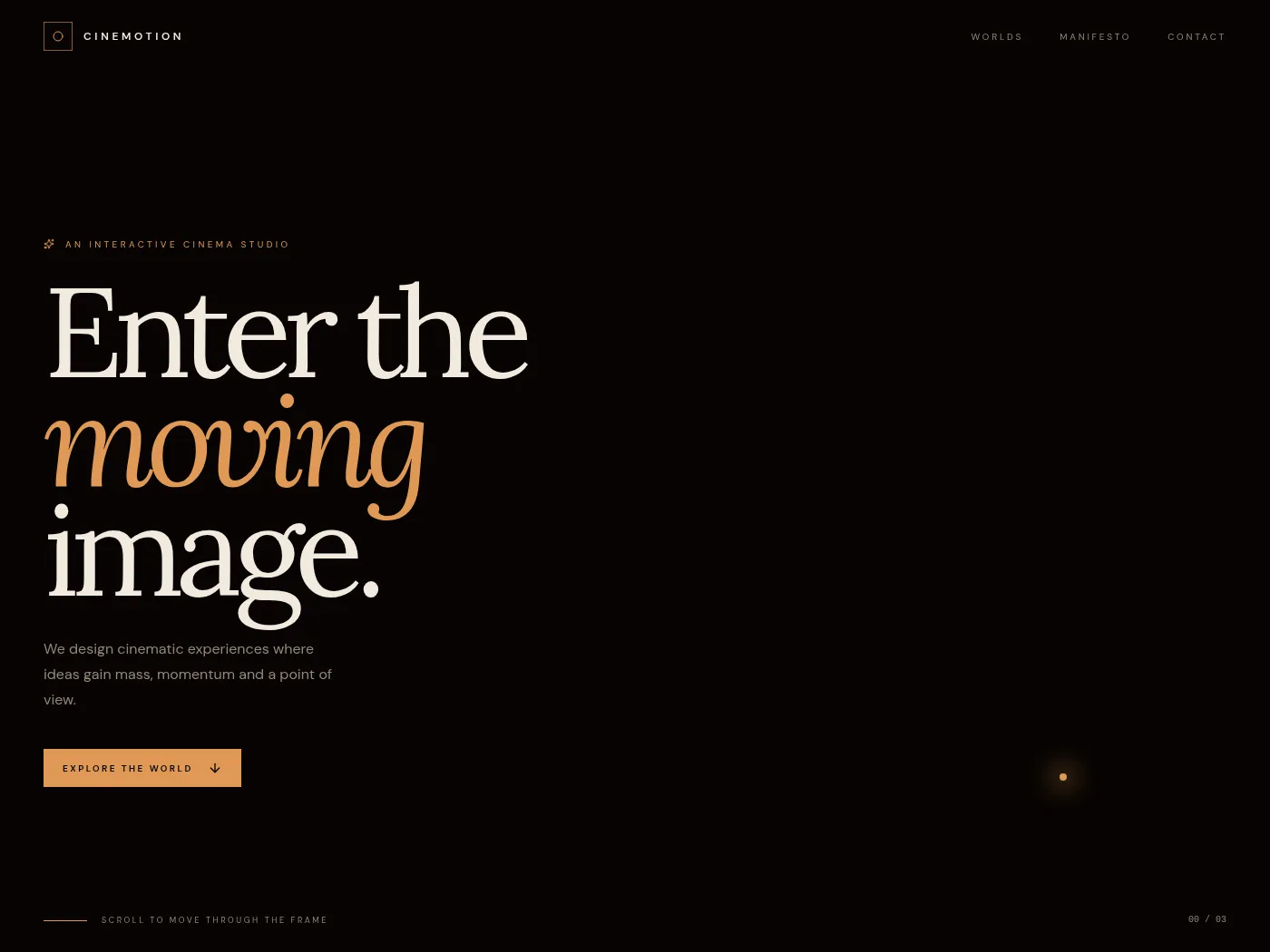 CineMotion 3D Website