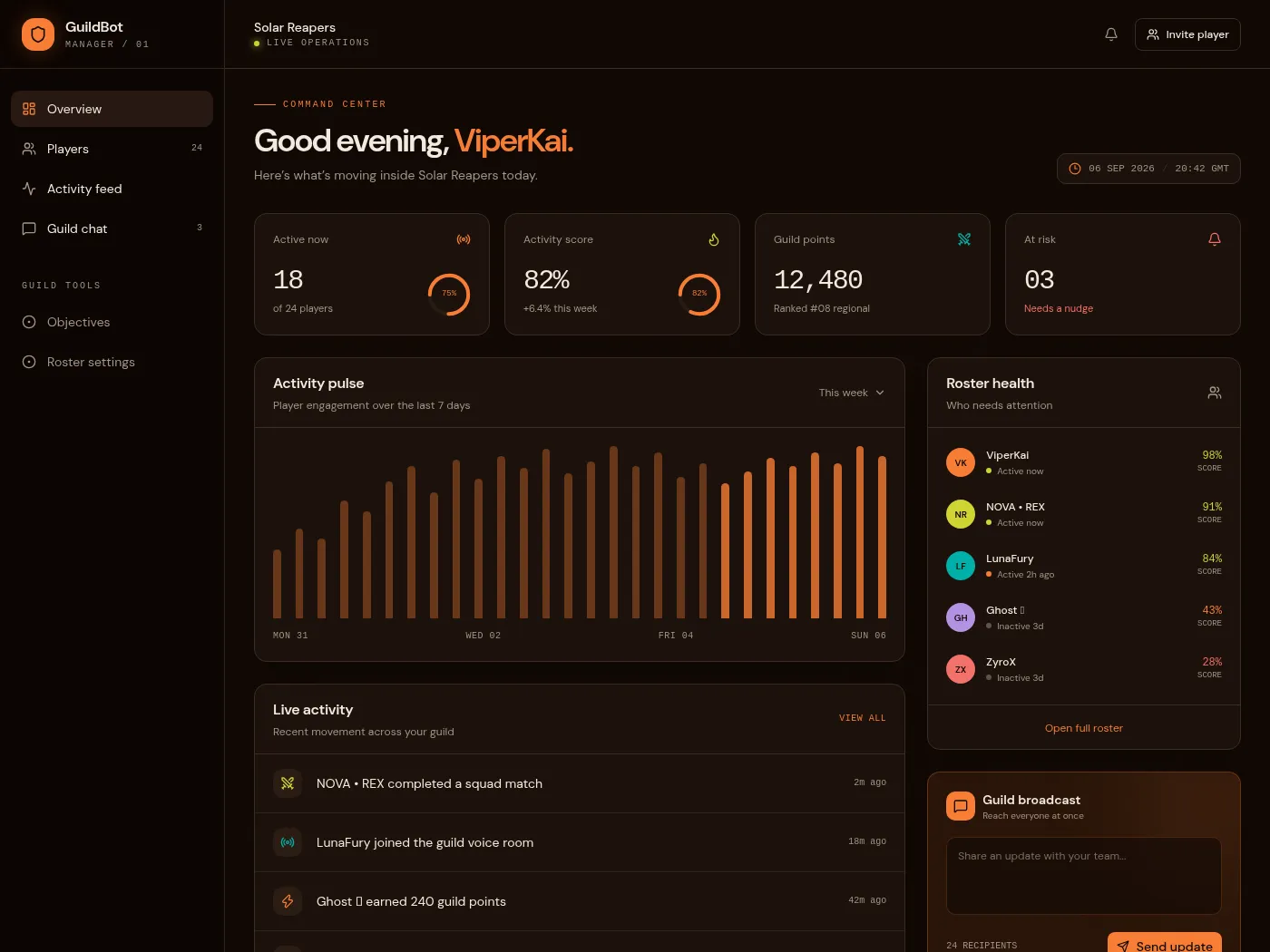 GuildBot Manager