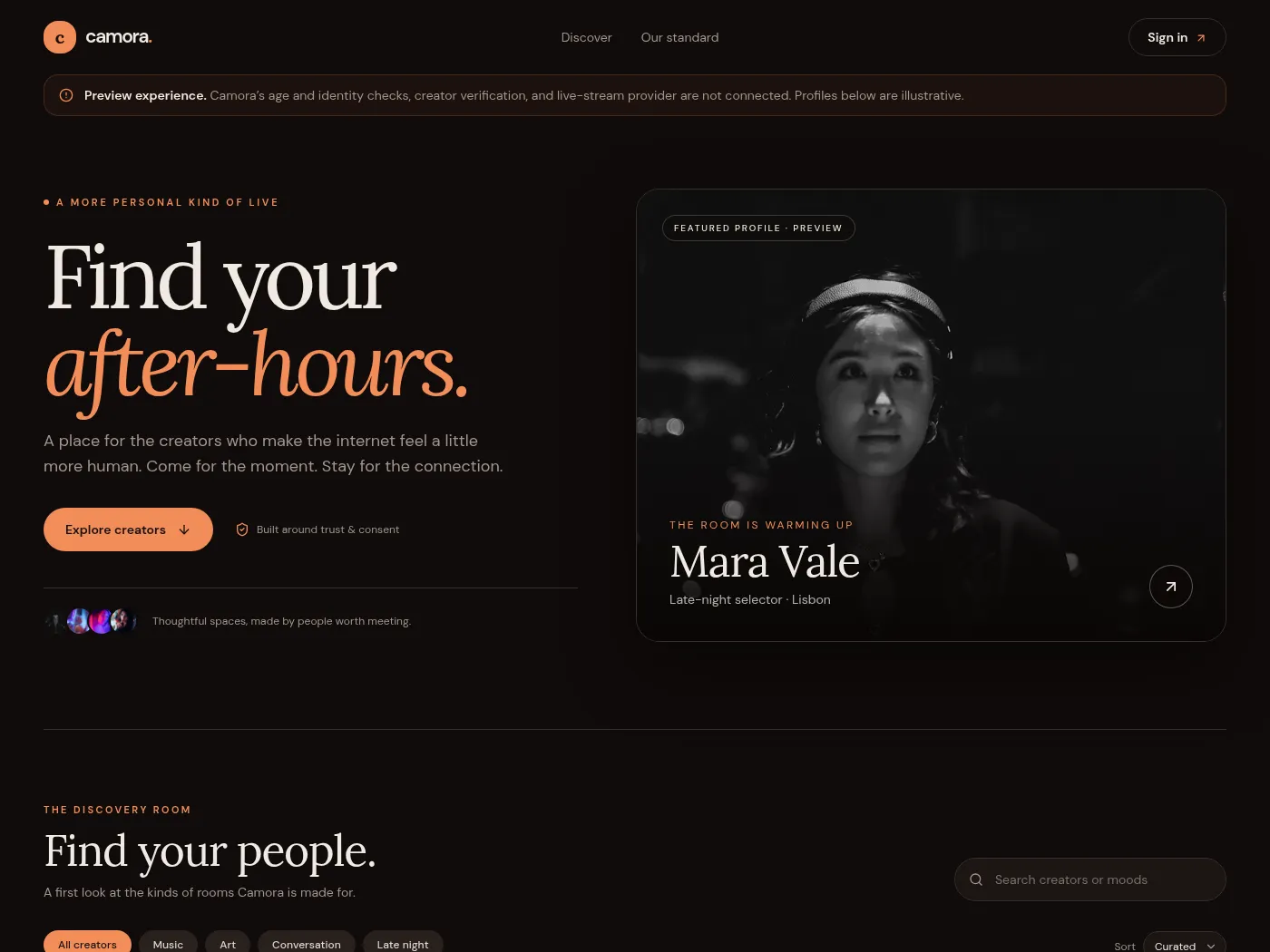 Camora Creator Platform