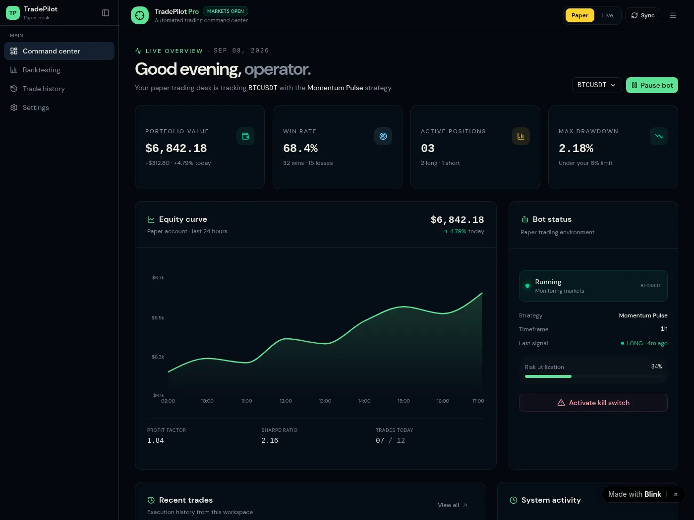 TradePilot Pro