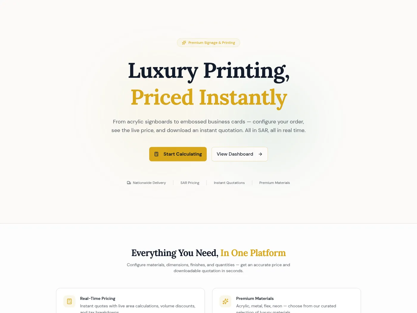 LuxPrint SaaS Platform