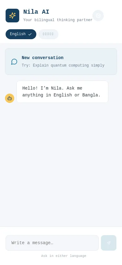 Bilingual AI Chatbot