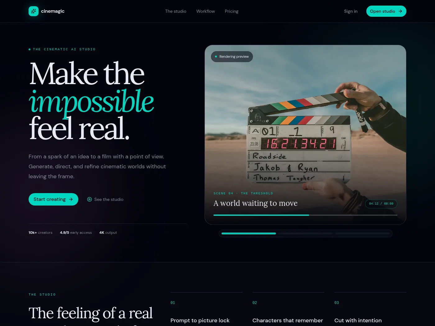 Cinemagic AI Studio