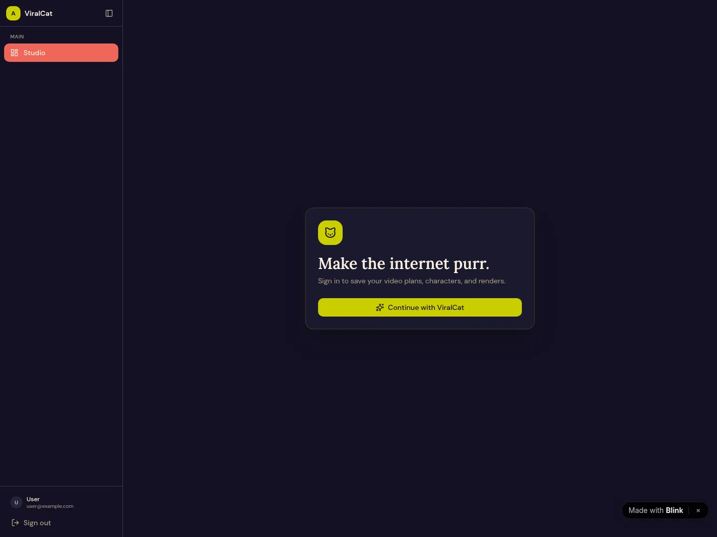 ViralCat AI Studio