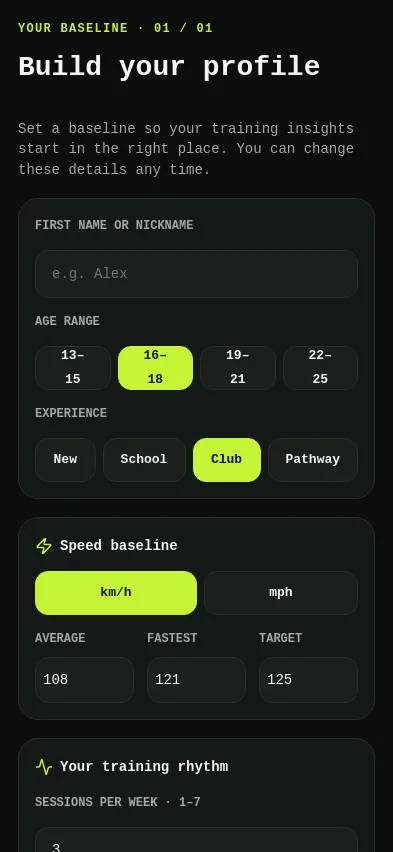 PaceForge Bowling App