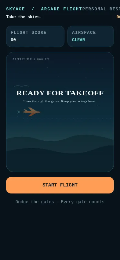 SkyAce Plane Game