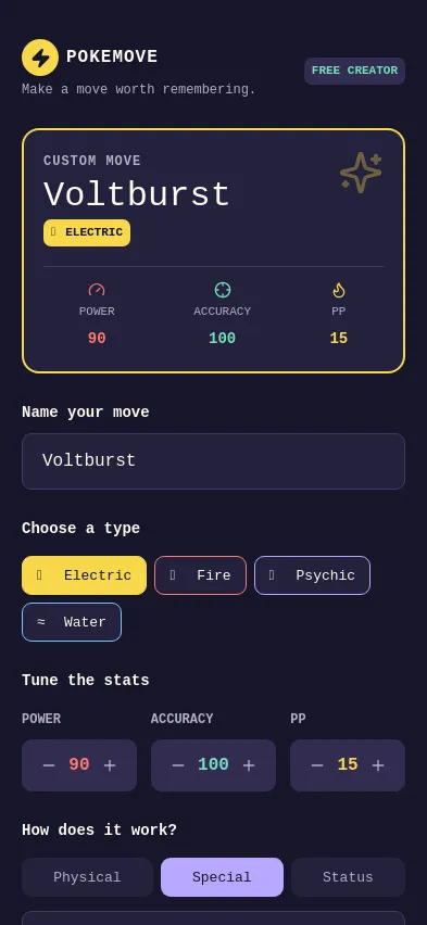 Pokemove Maker