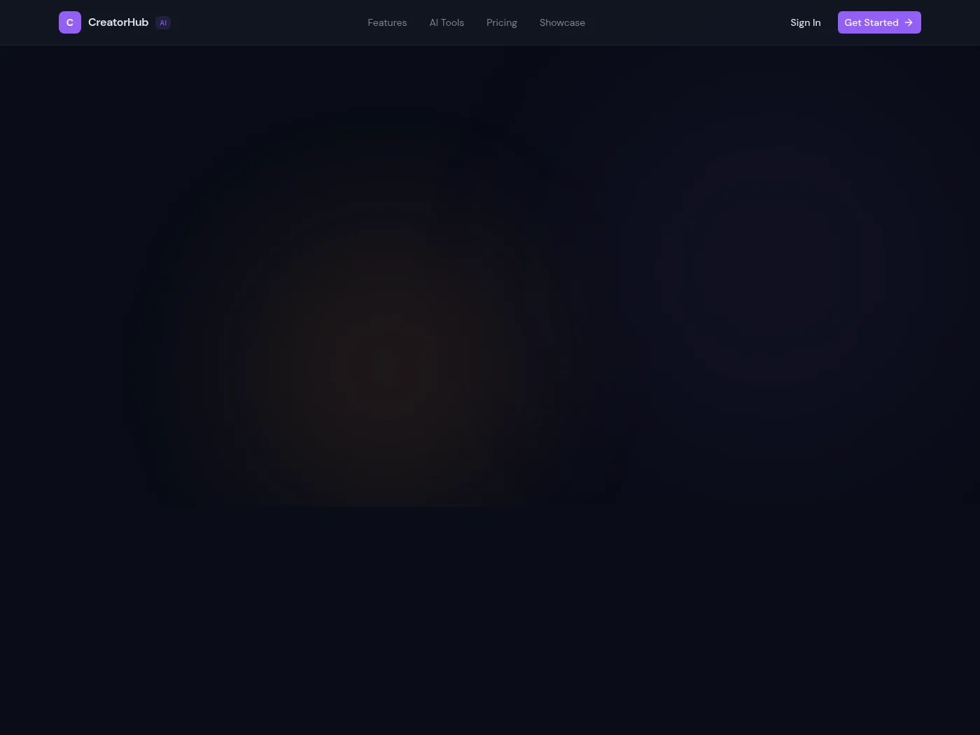 CreatorHub AI Platform