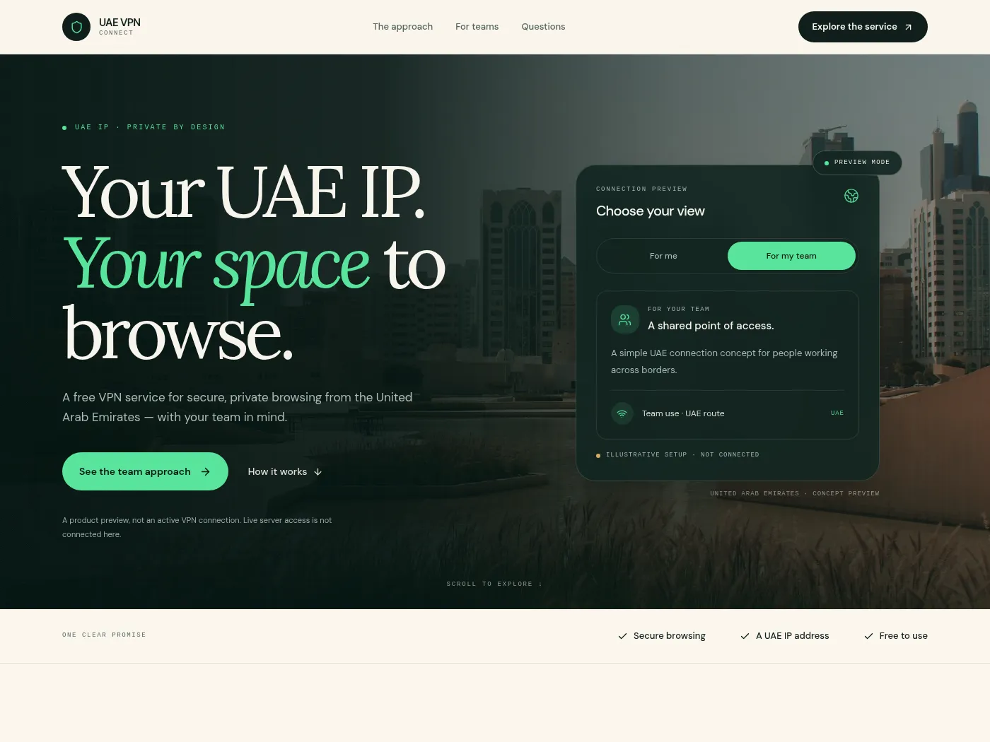 UAE VPN Connect