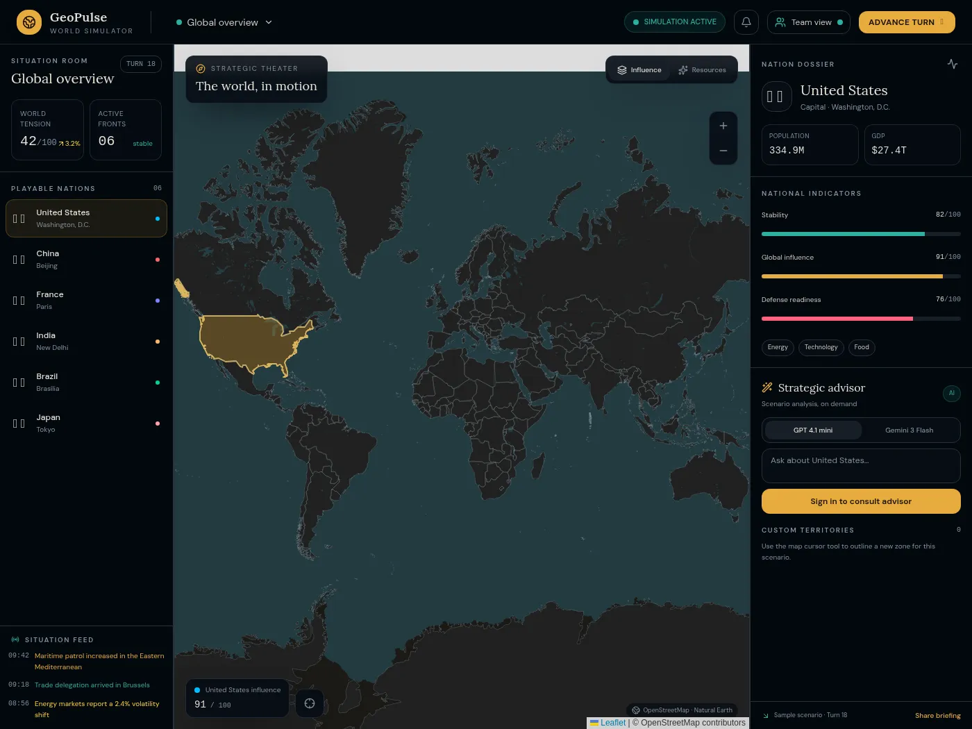 GeoPulse Simulator