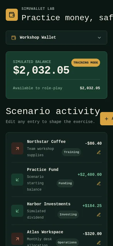 SimuWallet Lab