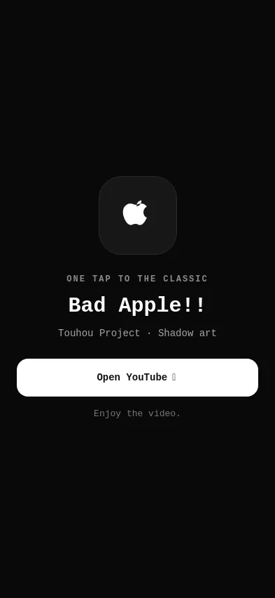 Bad Apple Launcher