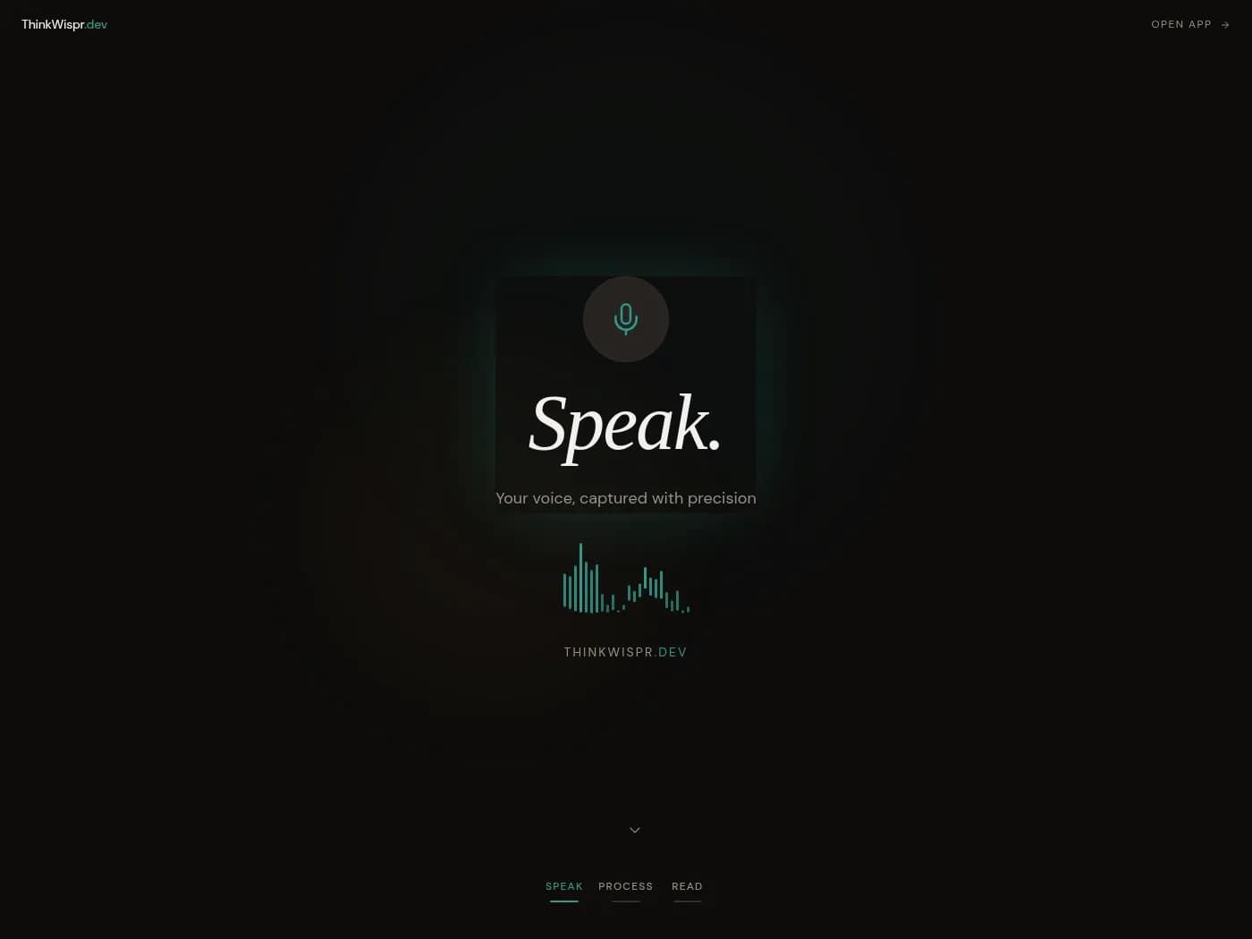 ThinkWispr Portfolio Site
