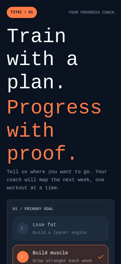 FitAI Progress Coach
