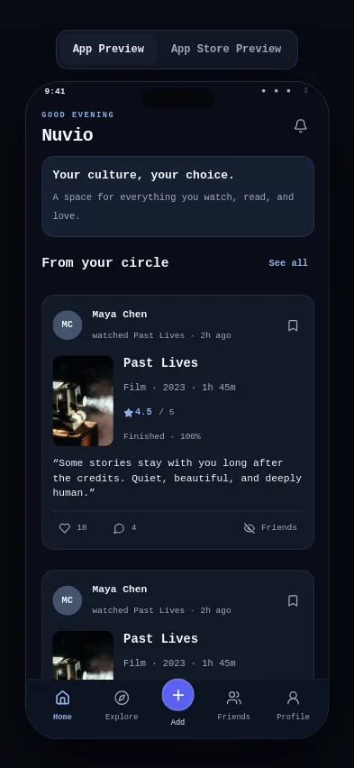 Nuvio Mobile Consistency Refactor