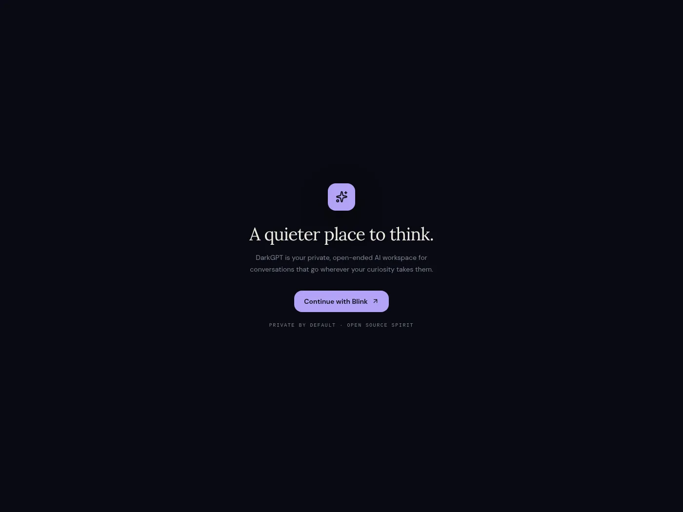 DarkGPT Open Chat