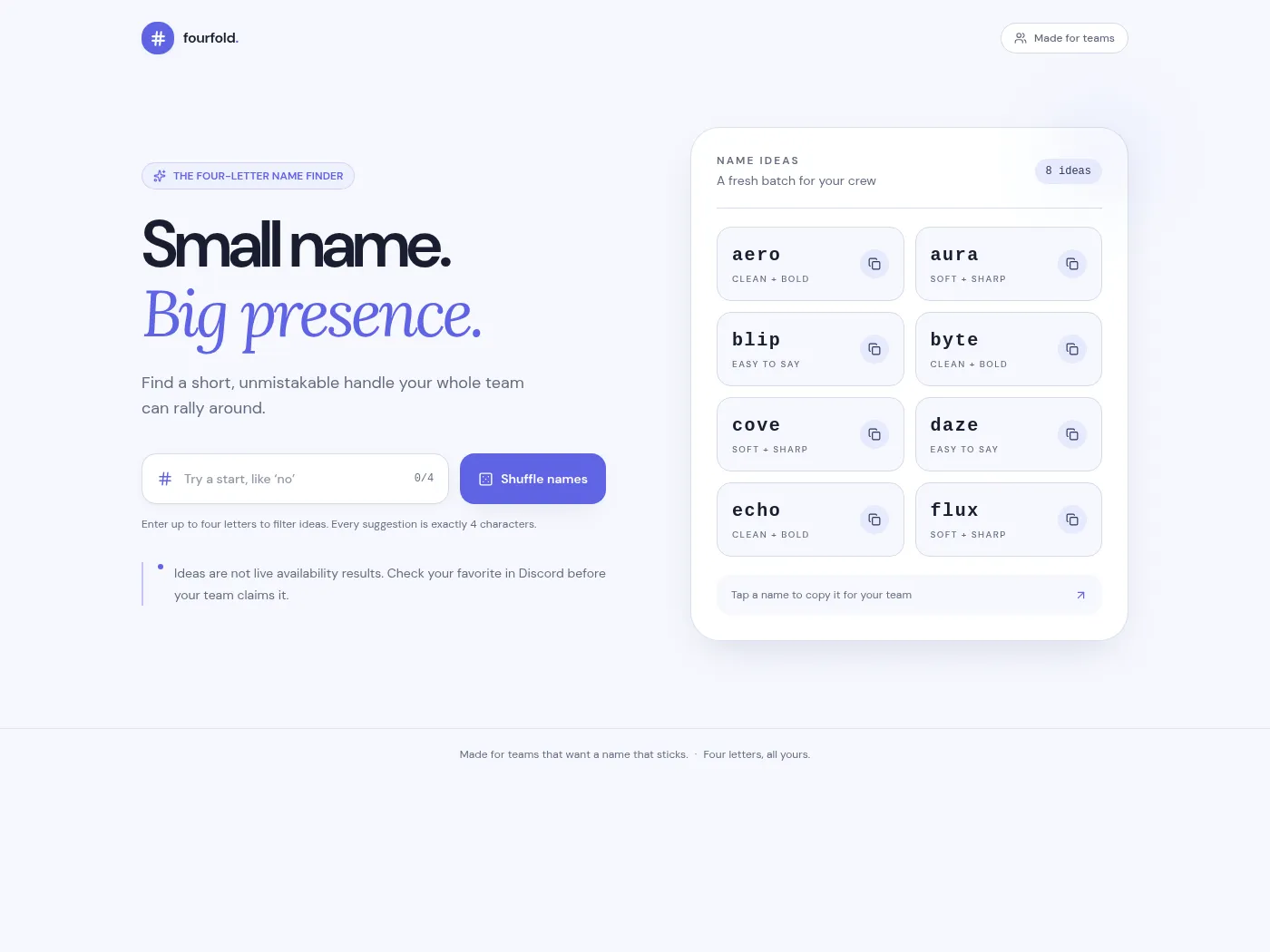 Discord Name Finder