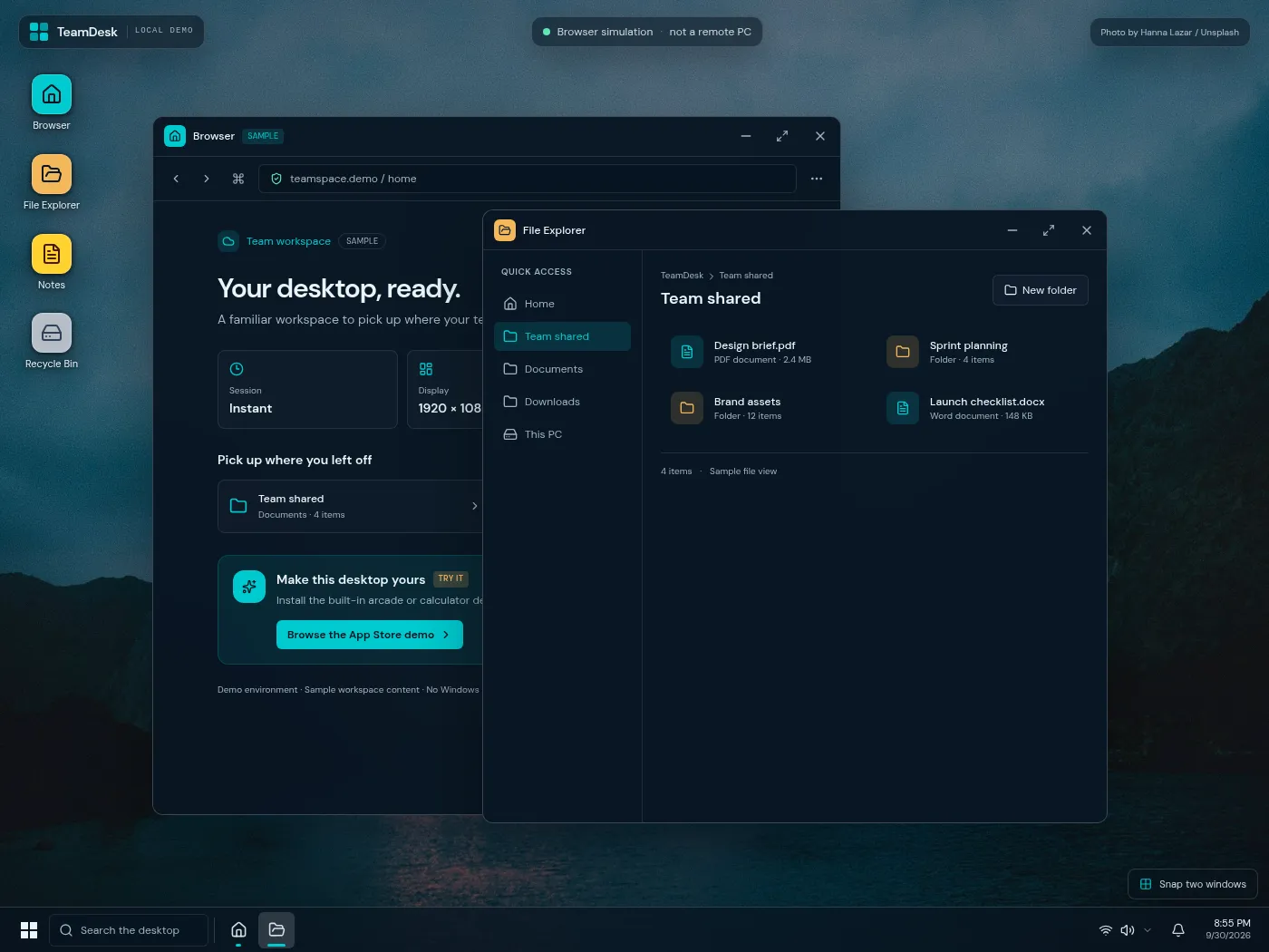 Win10 Cloud Desktop
