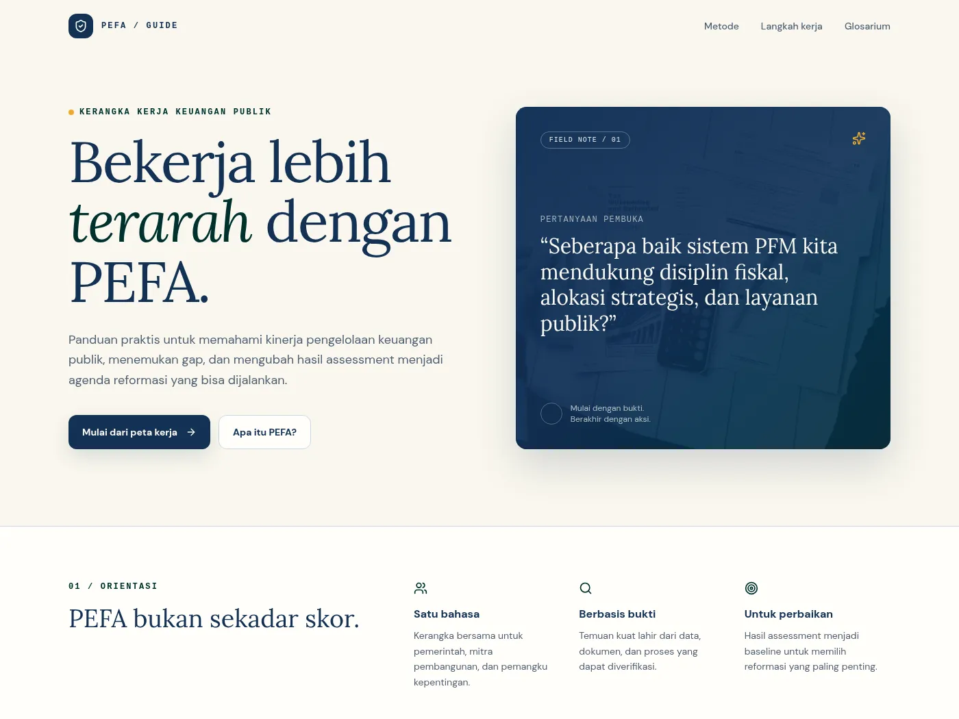 PEFA Framework Guide