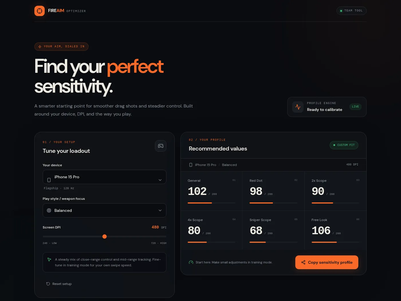 FireAim Optimizer