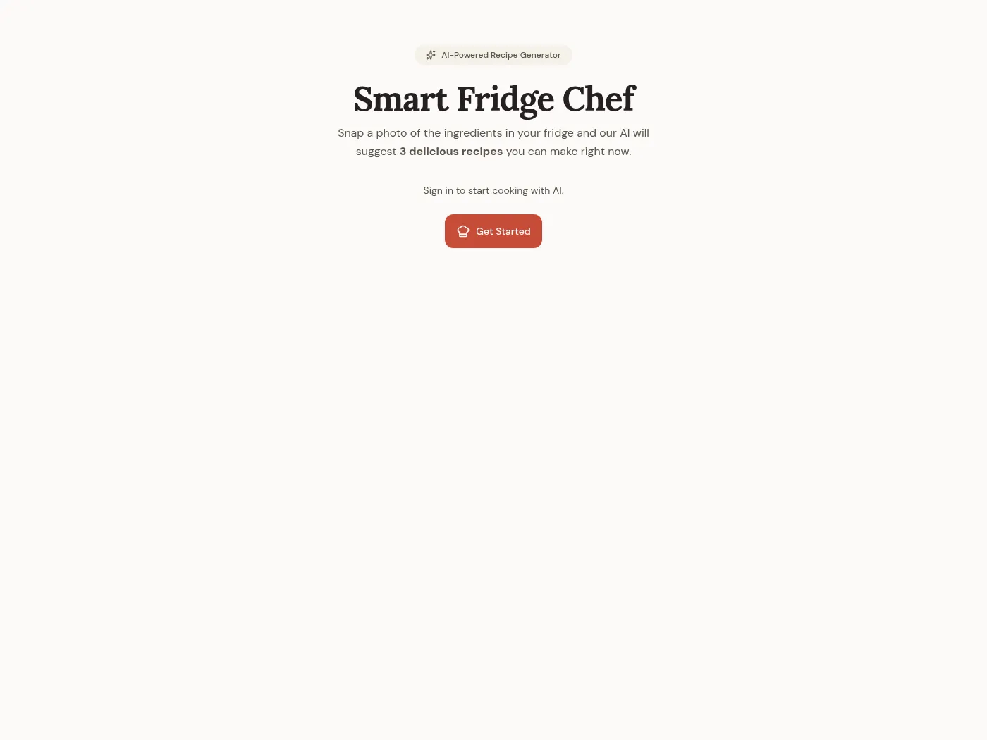 Smart Fridge Chef