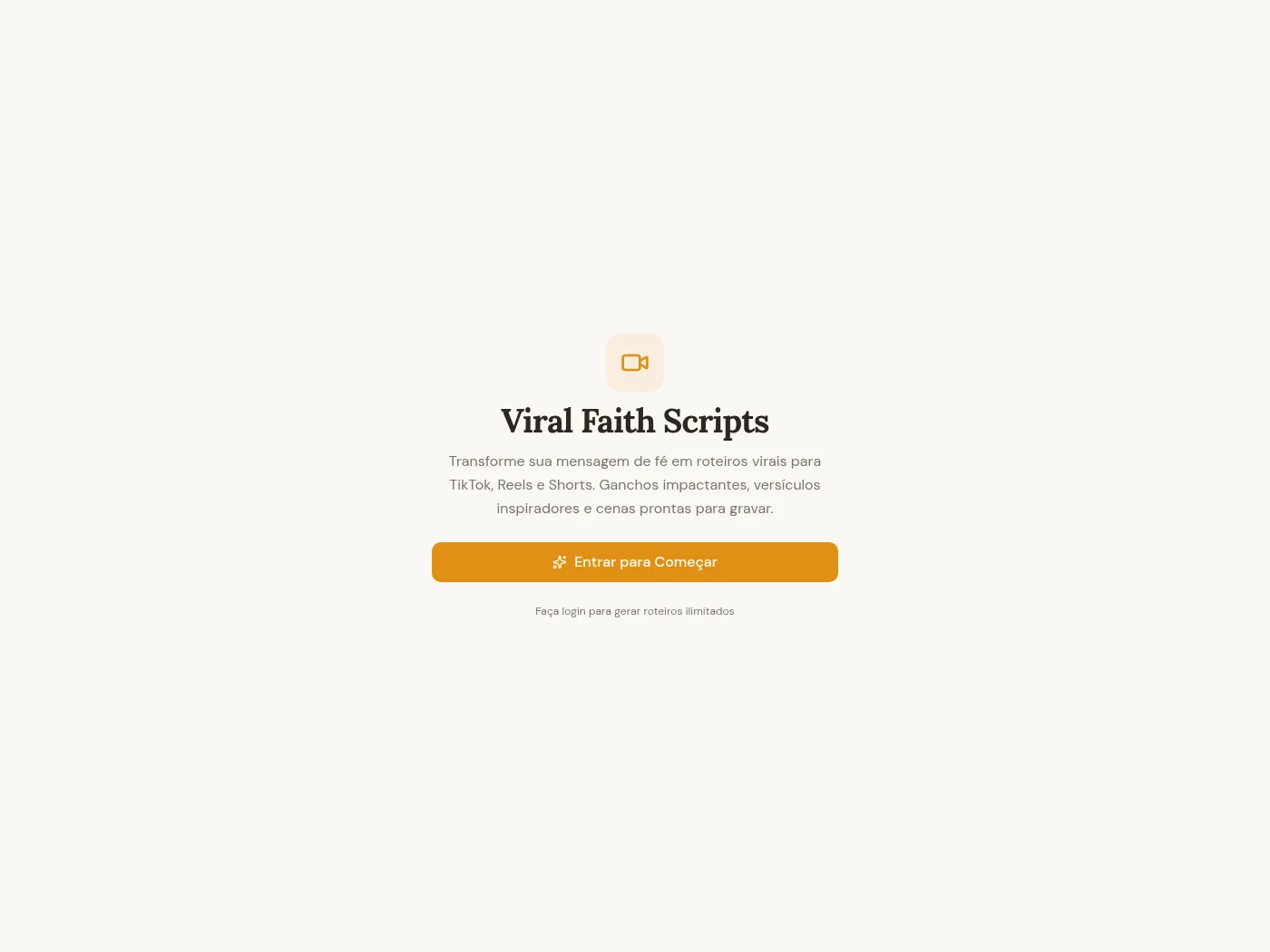 Viral Faith Video Script