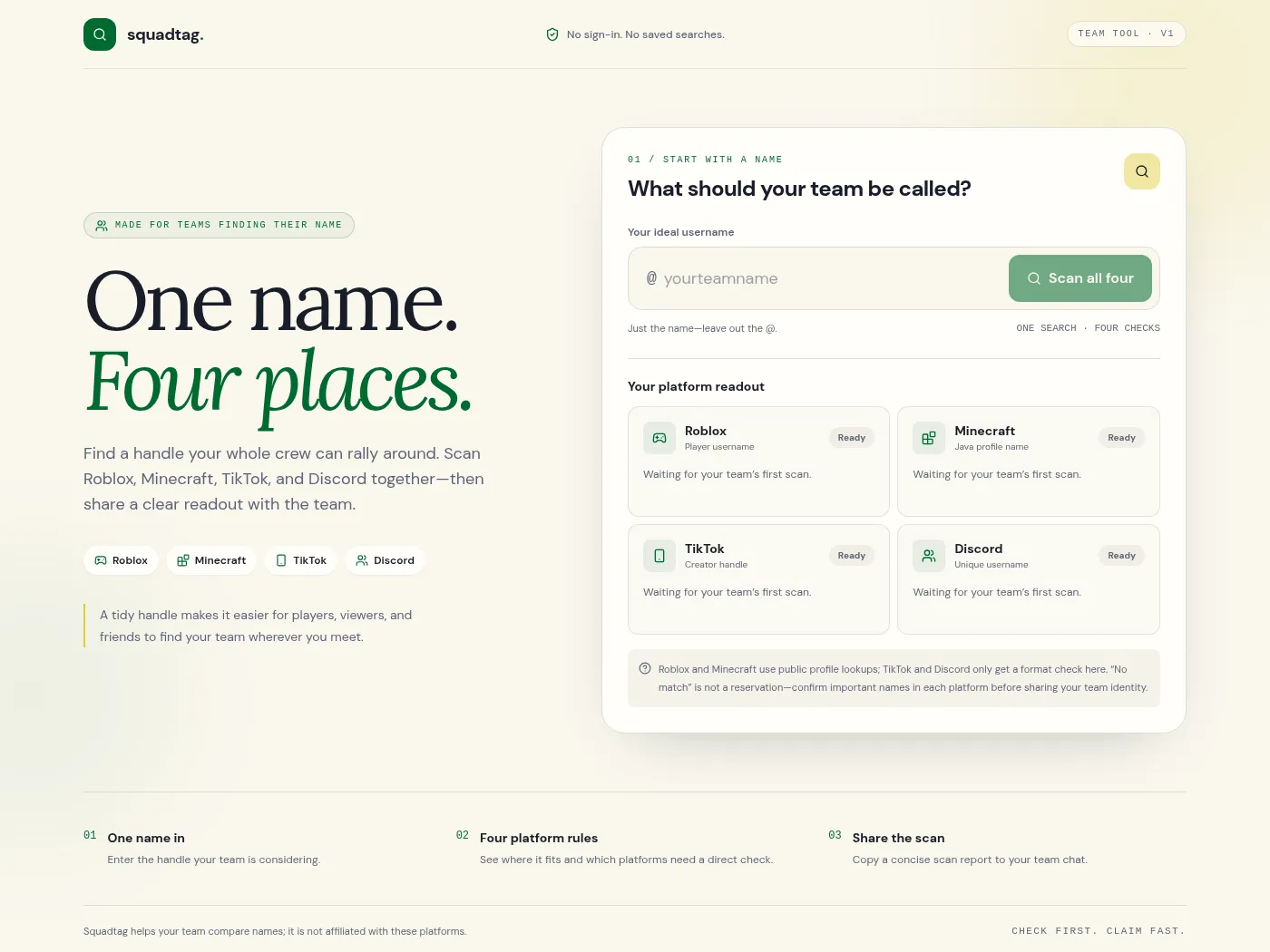 Username Scan Pro