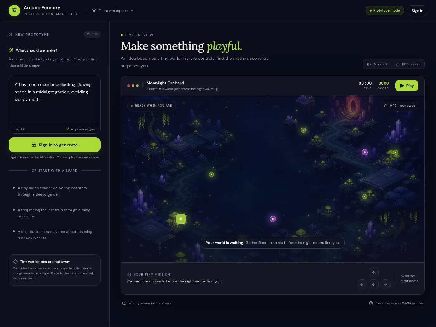 Immersive Game Builder