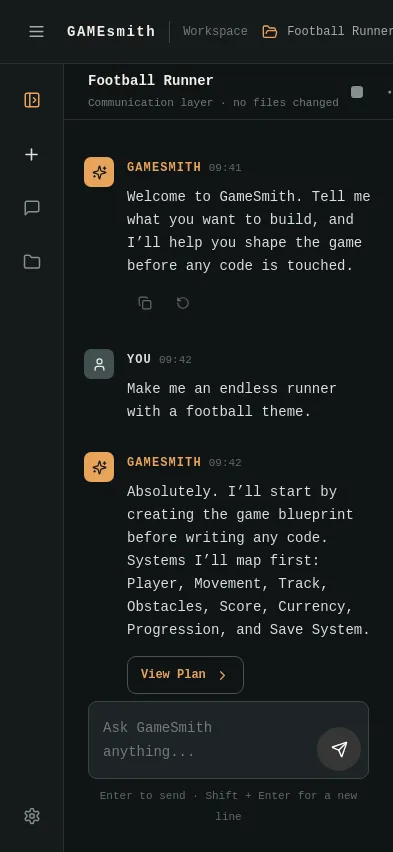 GameSmith Workspace