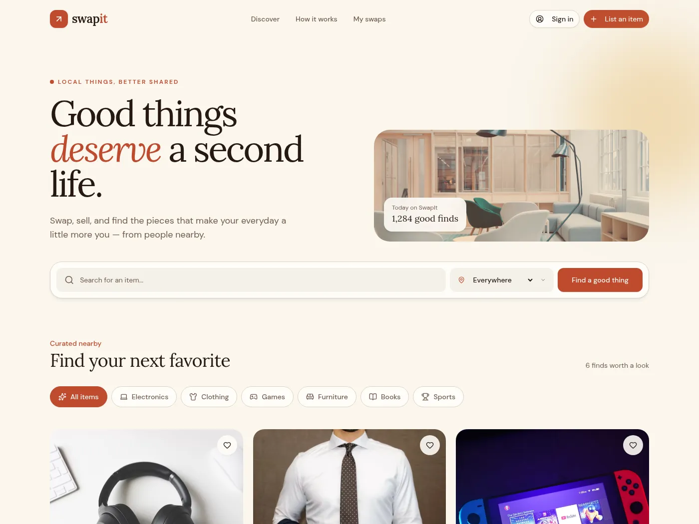 SwapIt Marketplace