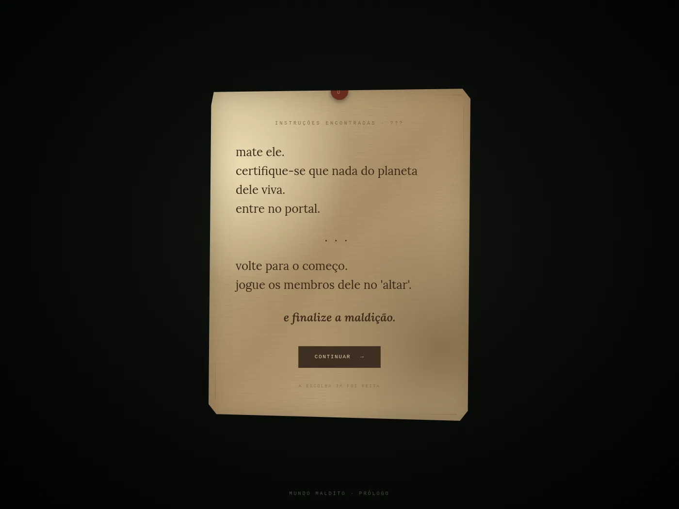 Mundo Maldito RPG