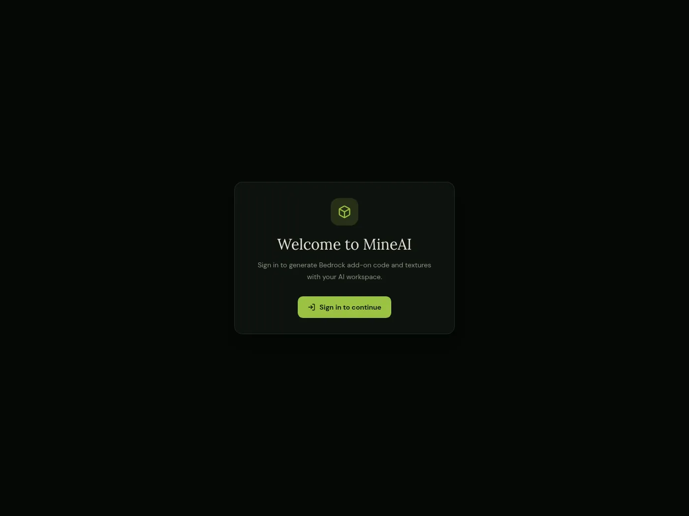 MineAI Add-On Studio