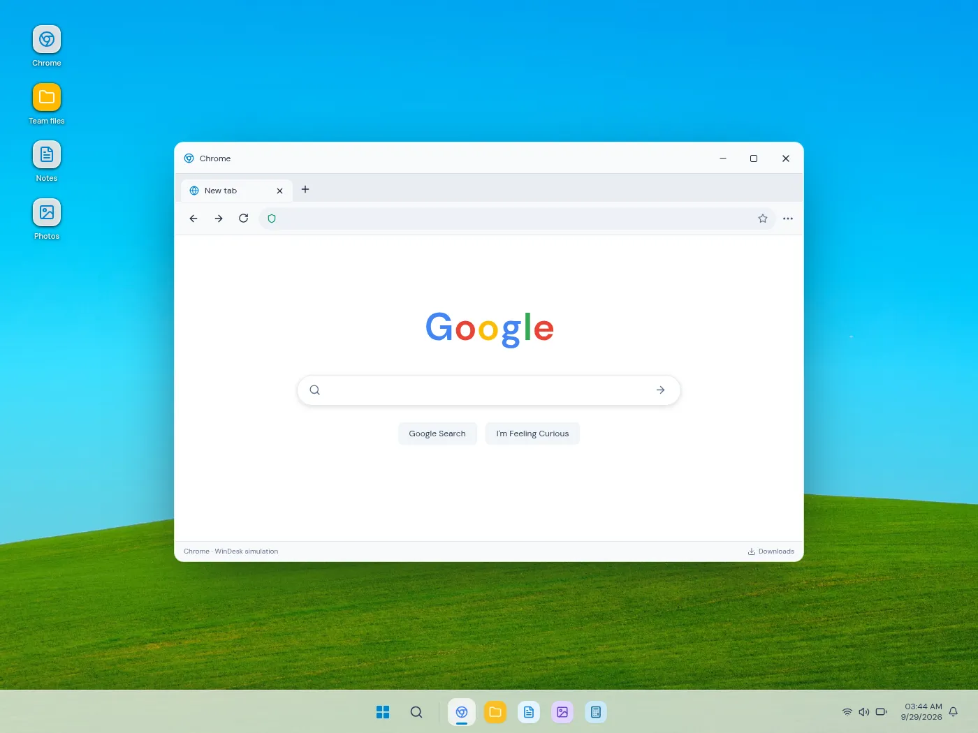 WinDesk Emulator win 11