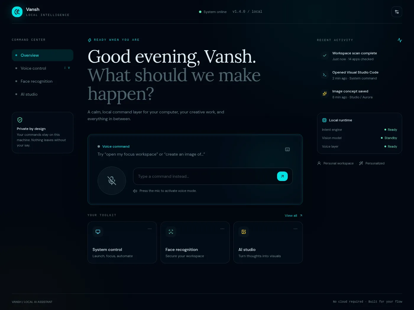 Vansh Voice AI Assistant