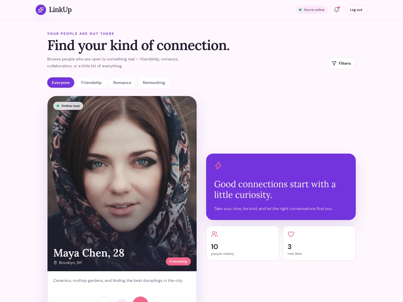 LinkUp Social Platform