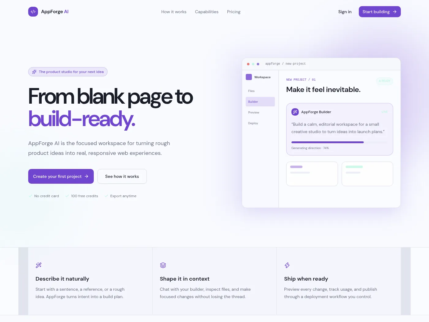 AppForge AI Builder