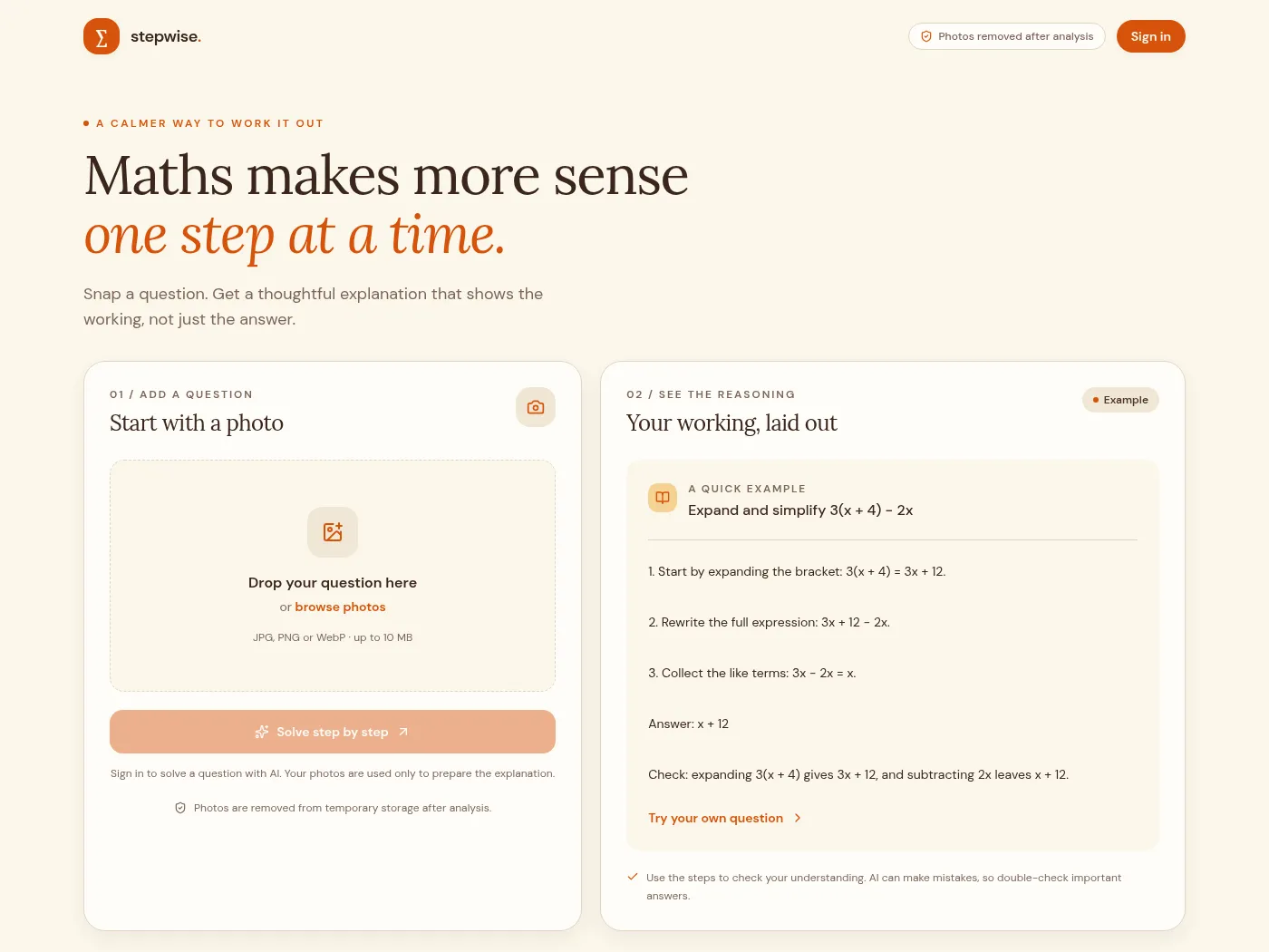 Sparx AI Math Solver