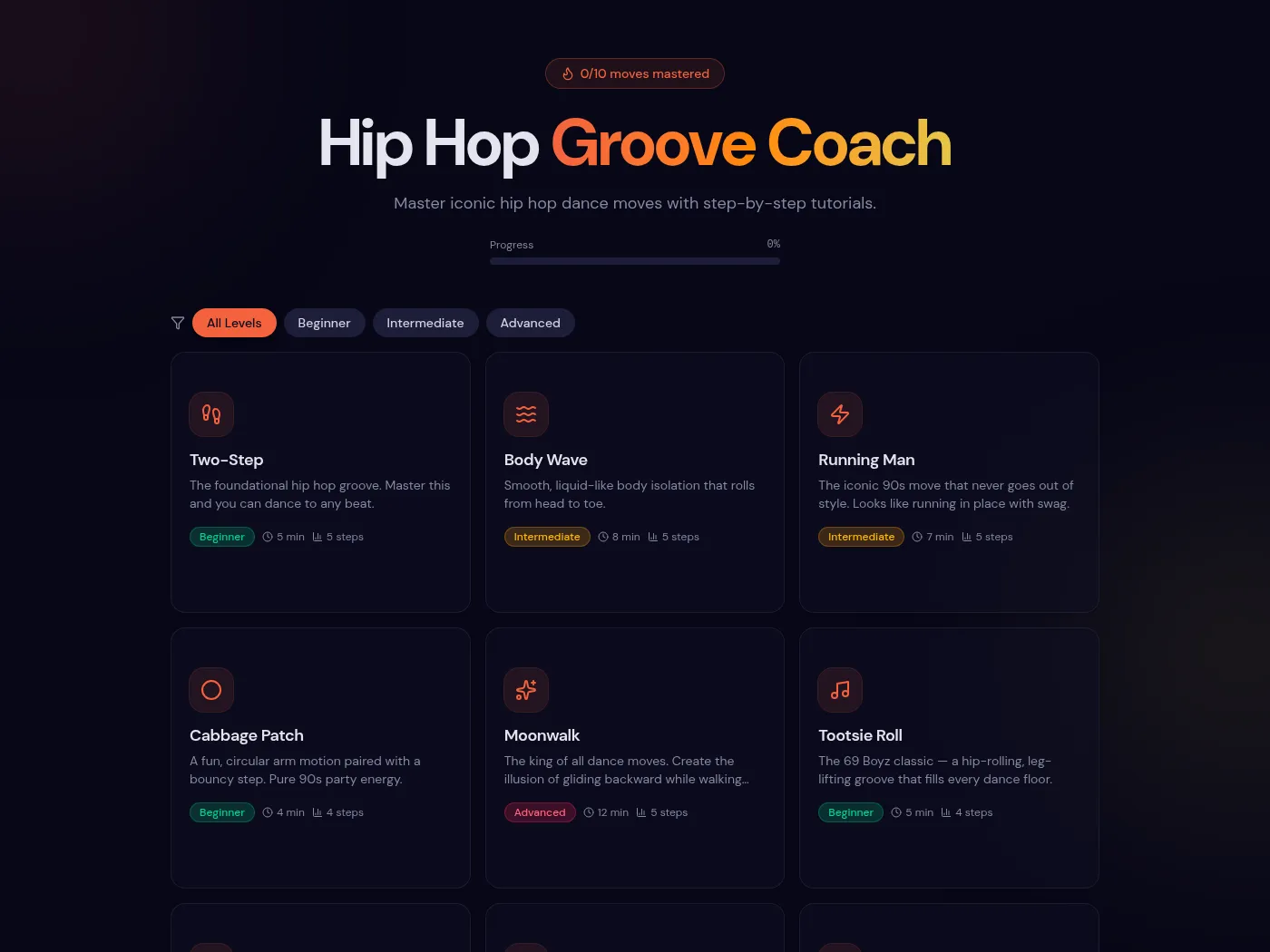 Hip Hop Groove Coach