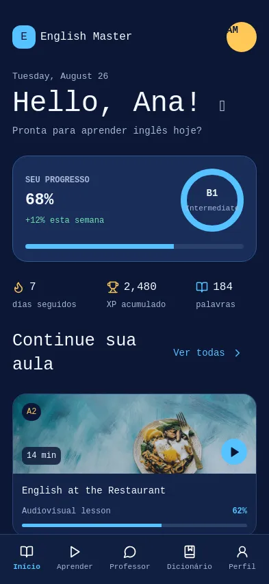 English Master App