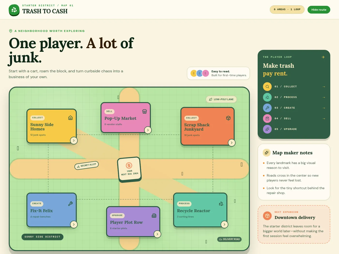 Trash to Cash Map