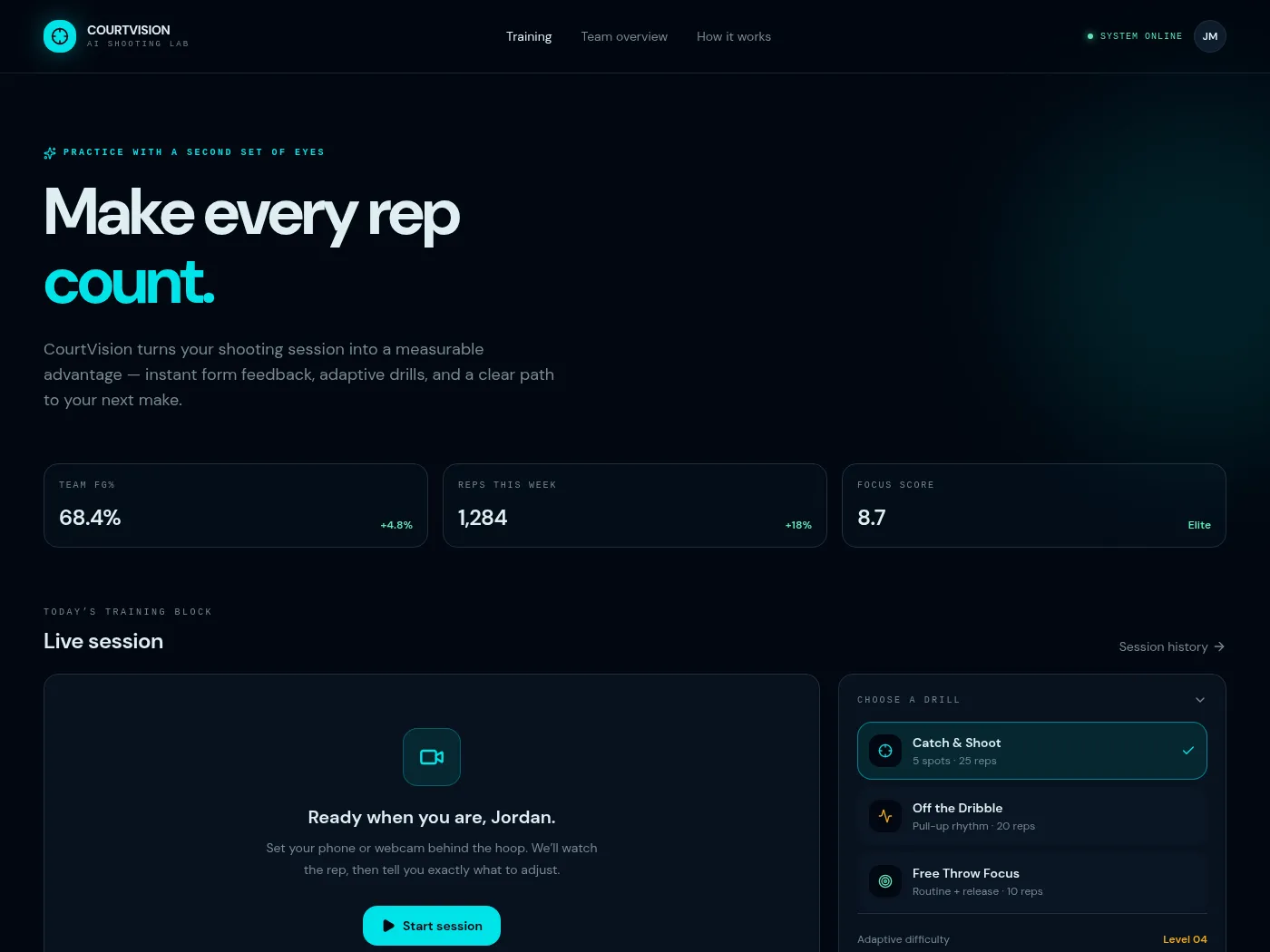 AI Hoops Trainer