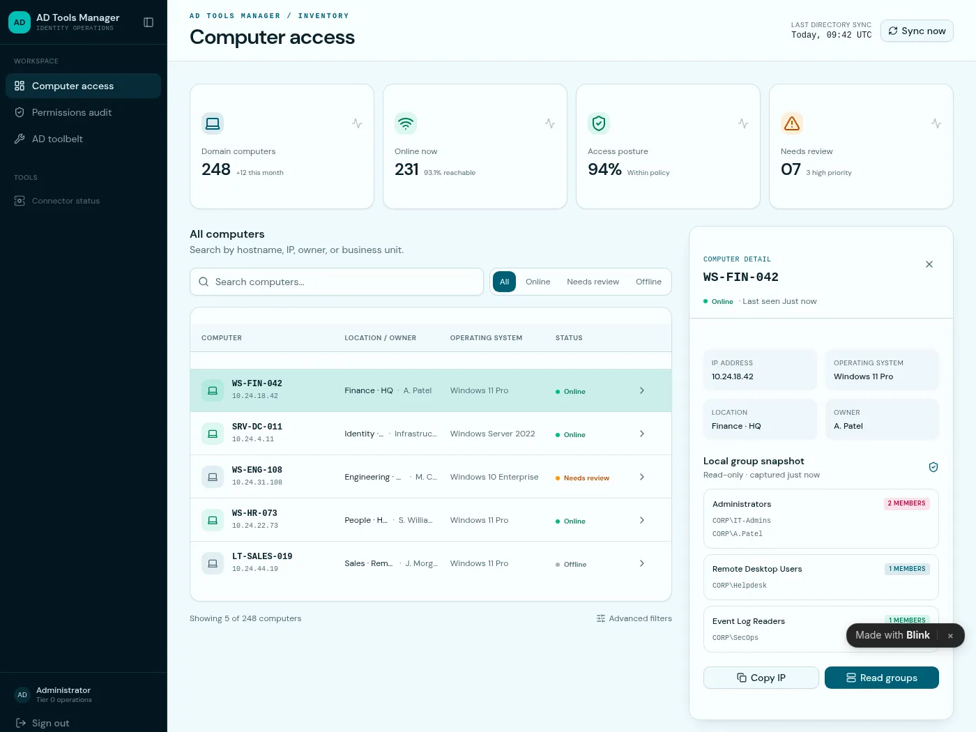 AD Tools Manager