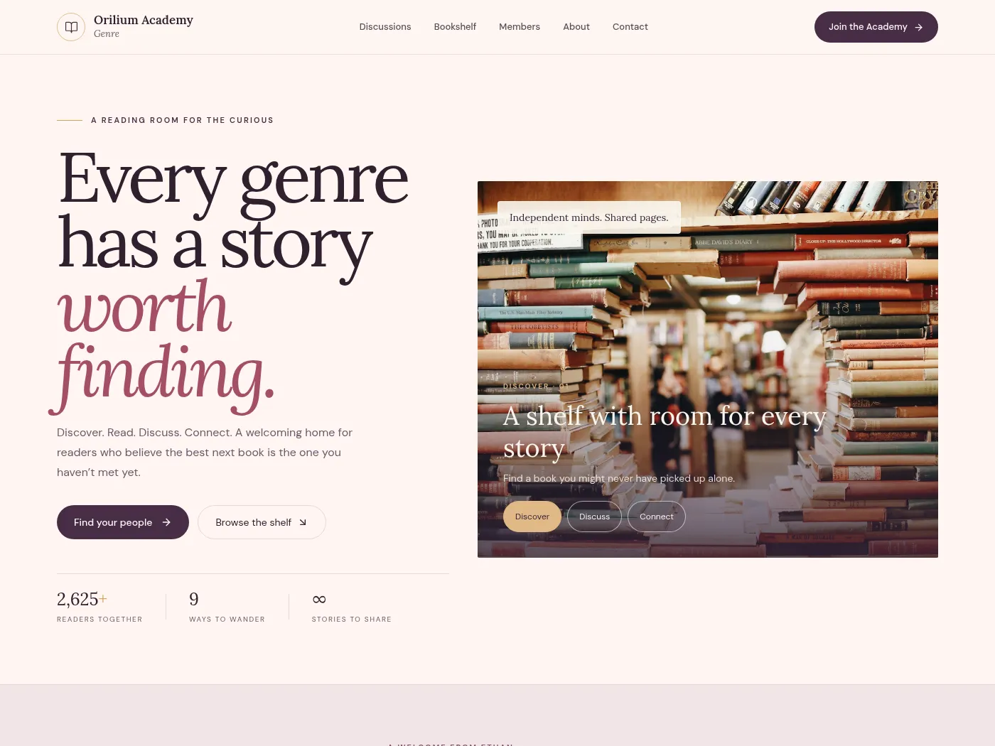 Orilium Academy Genre Site