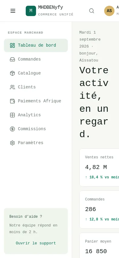 MHDBENyfy E-commerce Mobile