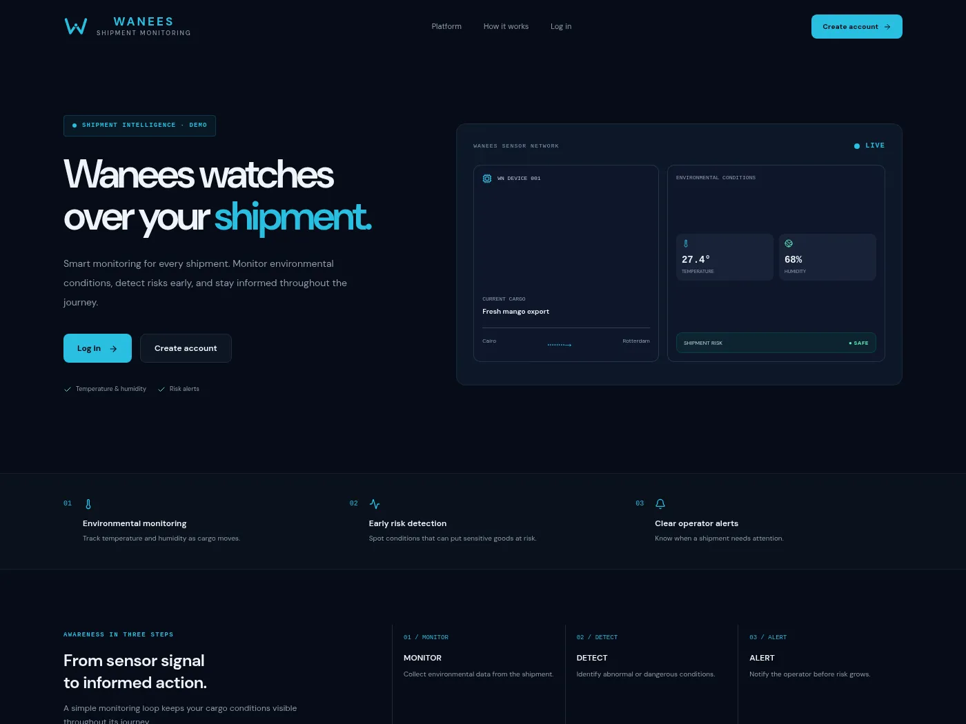 Wanees Shipment Monitor