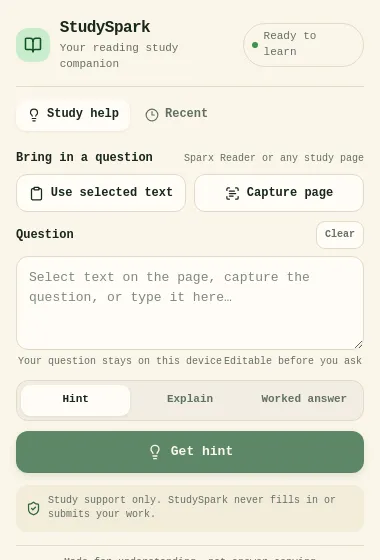 StudySpark AI Extension
