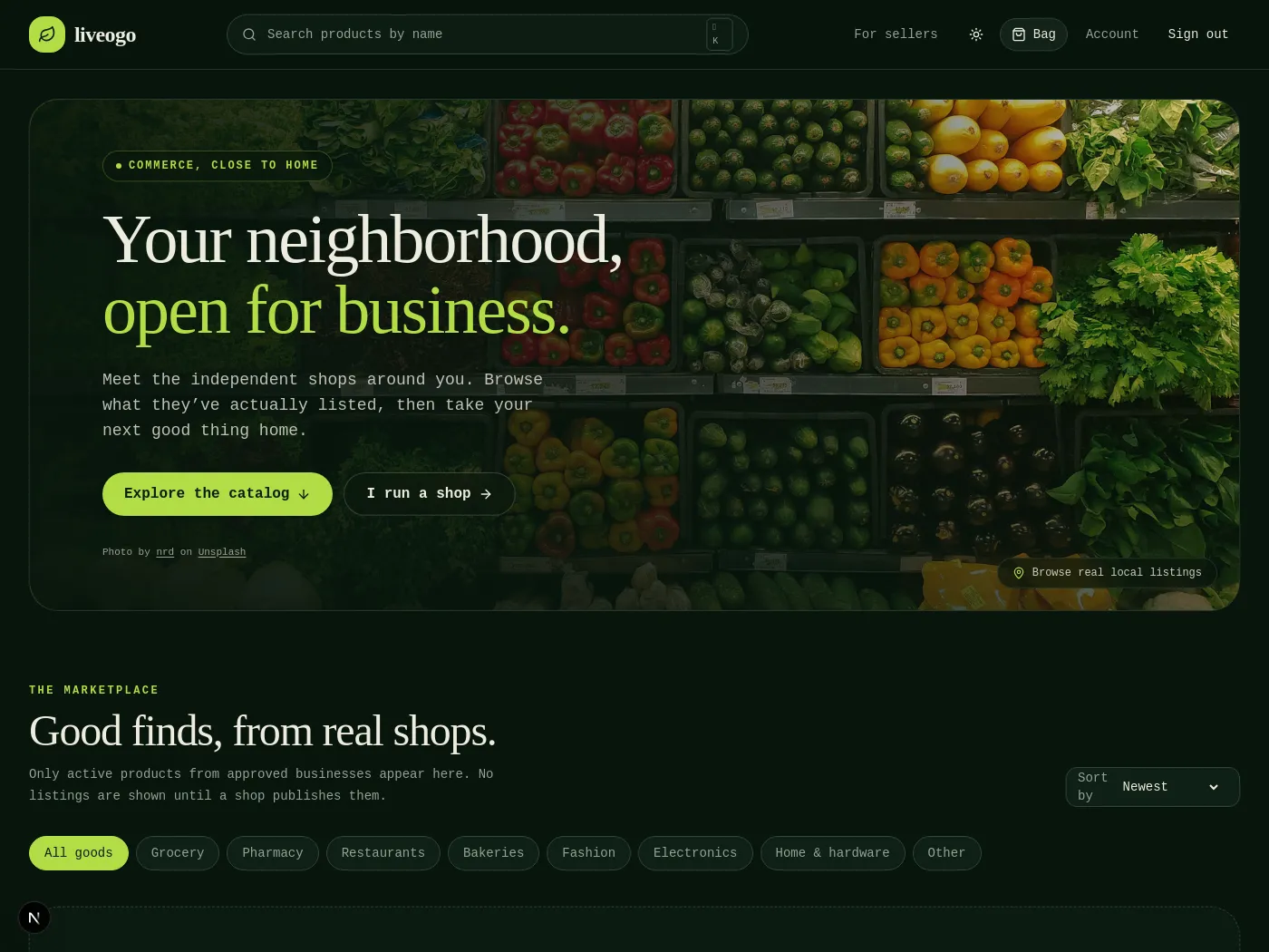 LiveOgo Commerce Platform